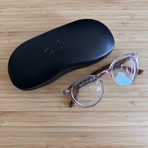 Ray-Ban | Other | Transparent Brown And Tortoise Shell Ray Ban Eye ...